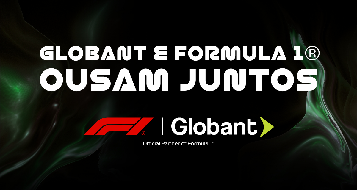 Globant e Formula 1® ousam juntos como Parceiros Oficiais.