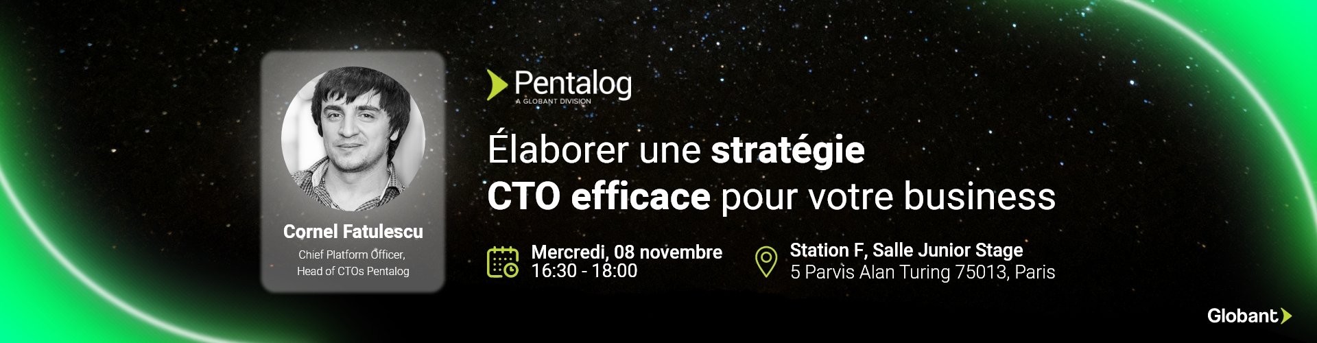 Une stratégie CTO efficace pour business | Globant Events